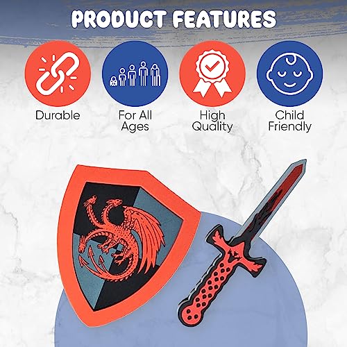 Snapklik.com : SENSORY4U Foam Sword And Shield Set Toy For Kids ...