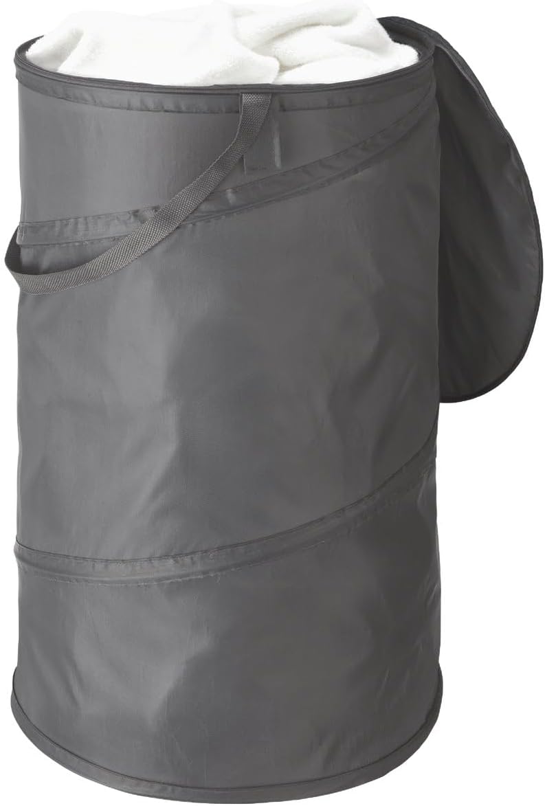 Amazon.com: Whitmor Gray Fabric Collapsible Hamper : Home & Kitchen