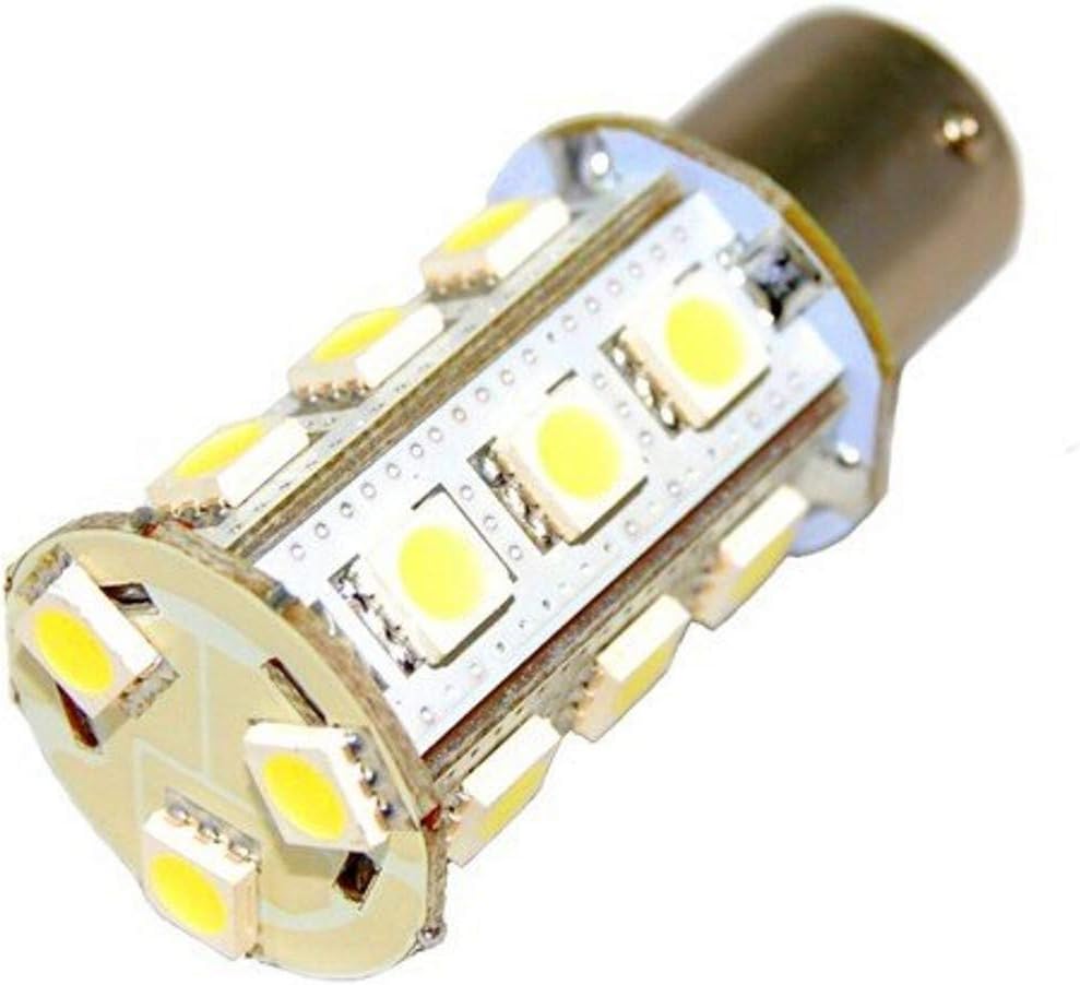 HQRP BA15s Bayonet Base 18 LEDs SMD LED Bulb Warm White Replacement for ...