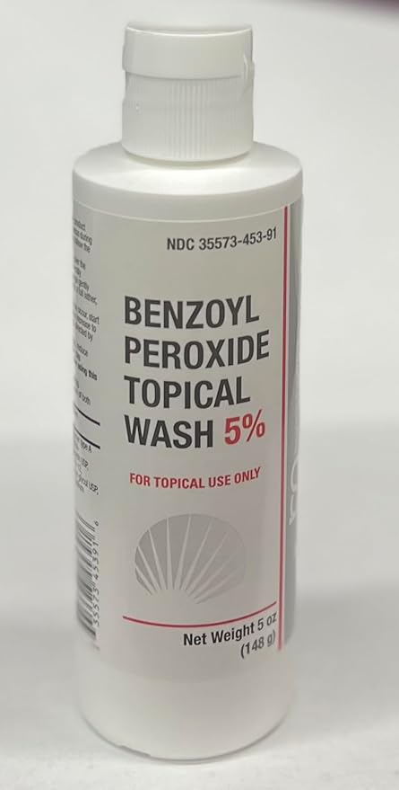 Amazon.com: BurelPharma Benzoyl Peroxide Topical Face Wash 5% Acne ...