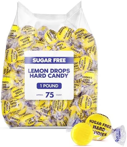 Amazon.com : Sugar Free Lemon Drops Hard Candy - 1 Pound Individually ...