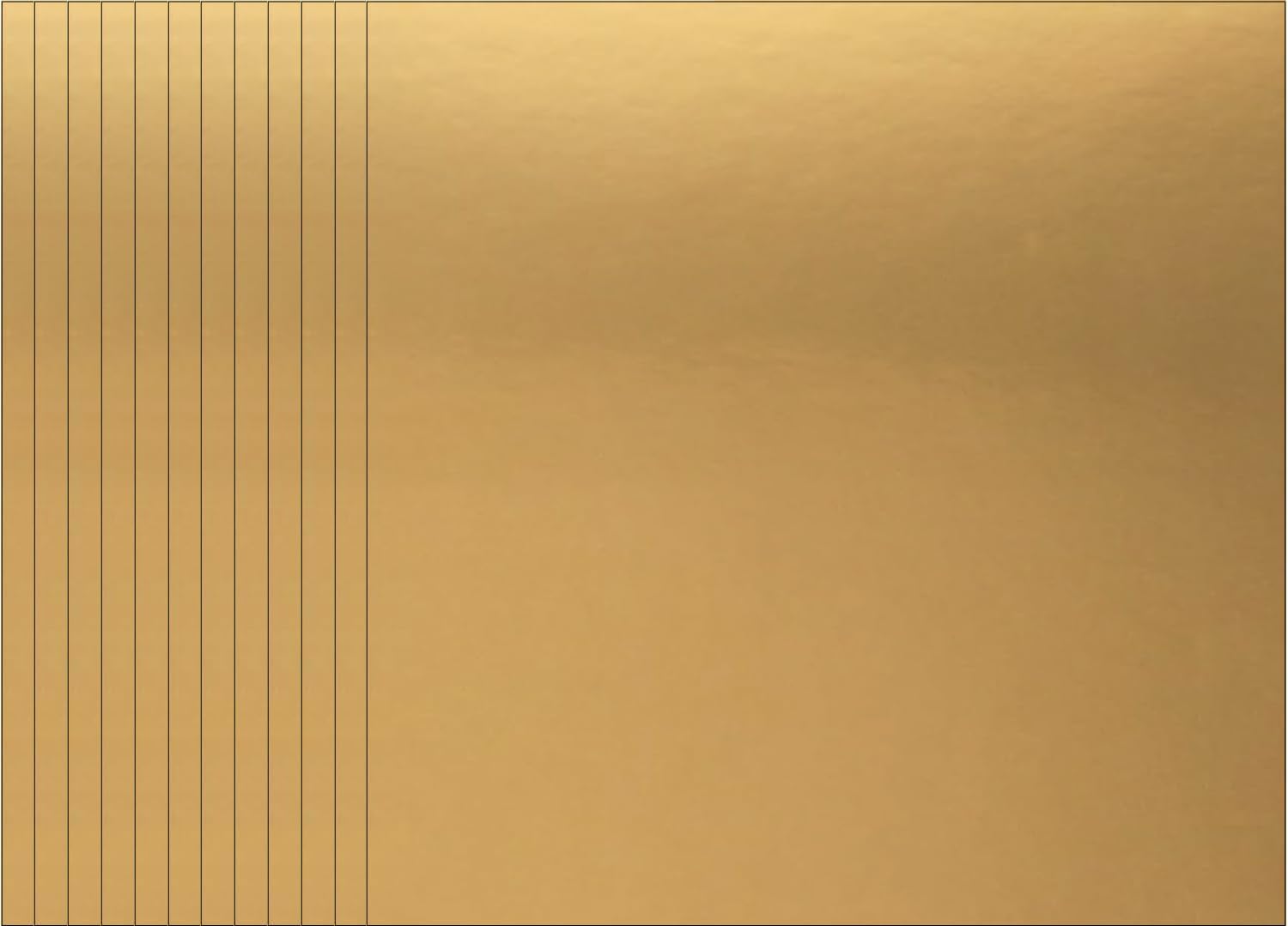 Amazon.com : 18 Sheets Gold Foil Metallic Cardstock Shimmer Thick Paper ...