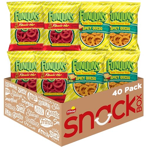 Snapklik.com : Funyuns Spicy Queso And Flamin Hot Onion Flavored Rings ...