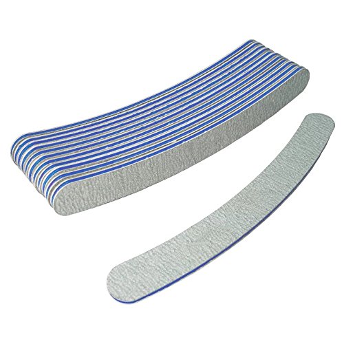 Amazon.com : Curved Files Zebra 100/180W - DOZEN : Beauty & Personal Care