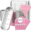 Amazon.com: NANHONG 55 Pack Mini Cake Pans with Lids, 6.8oz Rectangle ...