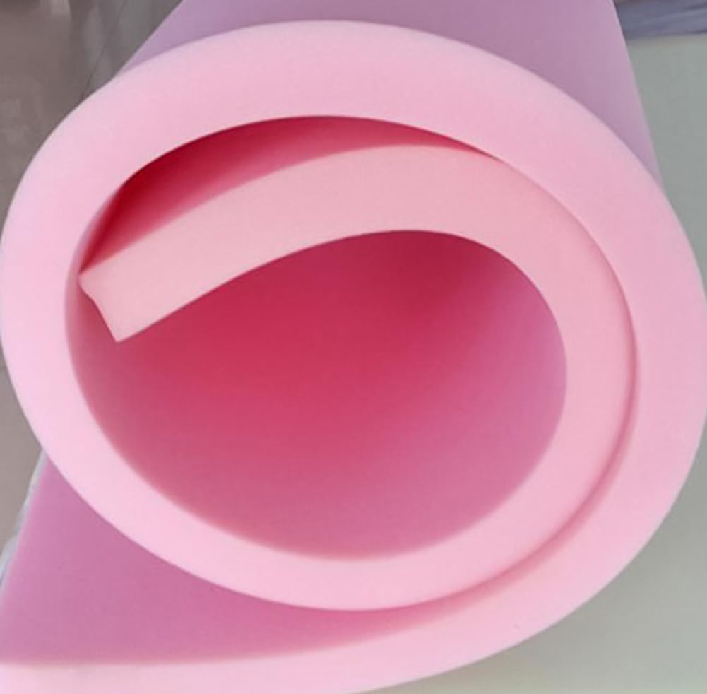 Amazon.com: YUURO 1"/2"/3"/4" Pink High Density Craft Foam Sheet ...