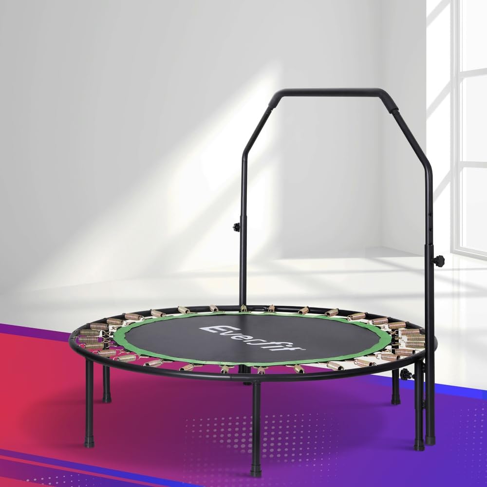 Everfit Rebounder Mini Trampoline, 48" Round Trampolines Sports ...