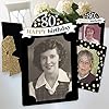 Amazon.com - Big Dot of Happiness Adult 80th Birthday - Gold - Birthday ...