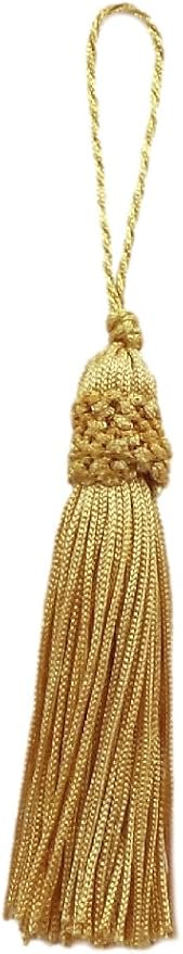 Amazon.com: DÉCOPRO Set of 10 Gold Crown Head Chainette Tassel 3 Inch ...