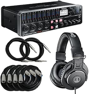 Amazon.com: Roland STUDIO-CAPTURE Audio Interface BONUS PAK w ...