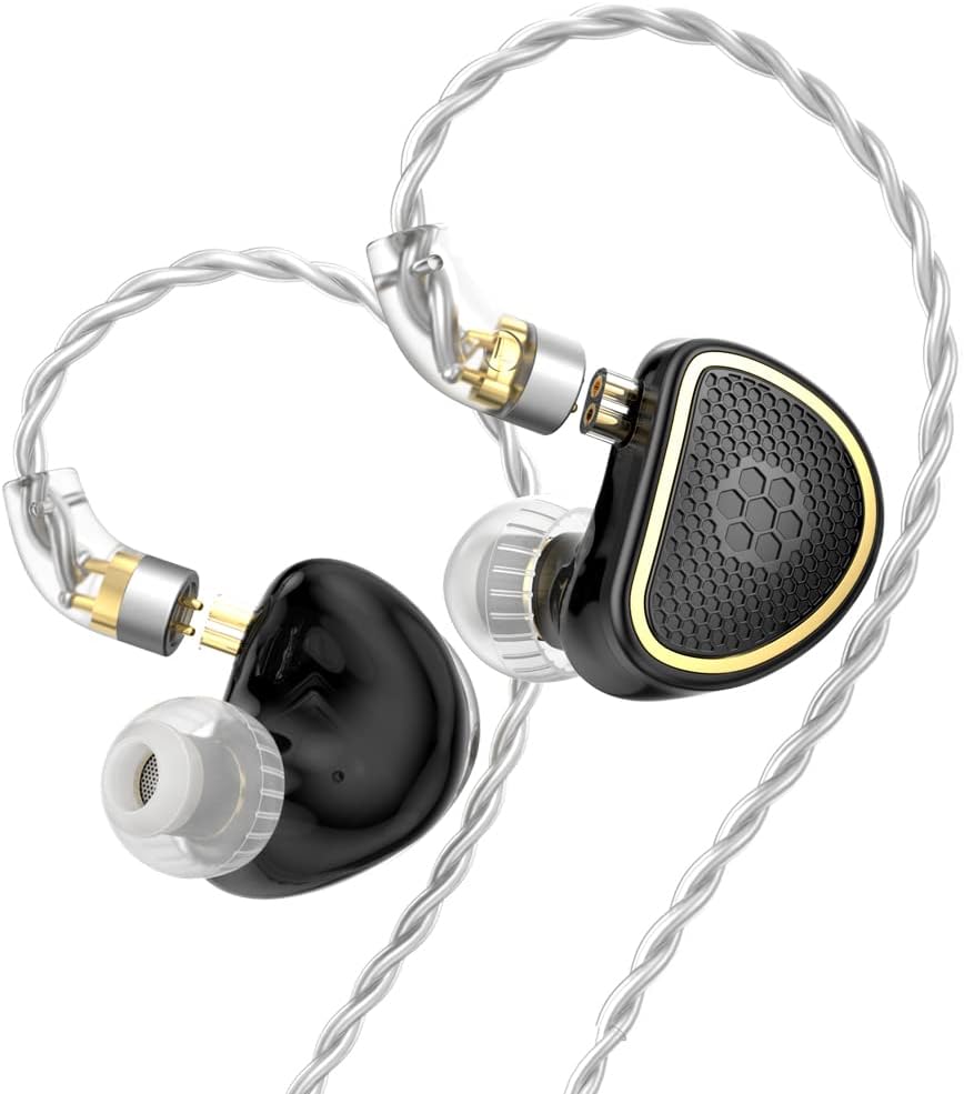 Amazon.co.jp: TRN-CONCH モニターイヤホン カナル型 イヤホン DLCダイヤモンド炭素振動膜 1DD イヤモニ イヤー ...