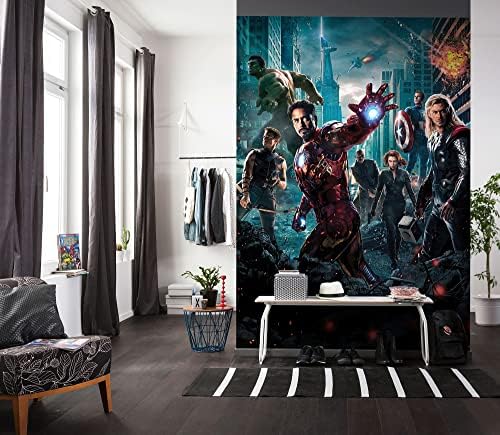 Komar Marvel Photo Wallpaper Avengers Movie Poster - Size 184 x 254 cm ...