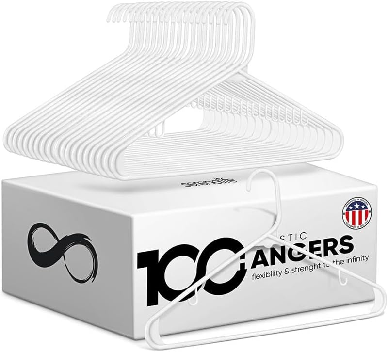 Amazon.com: Merrick Plastic Clothing Hangers, Set of 30 : Home & Kitchen