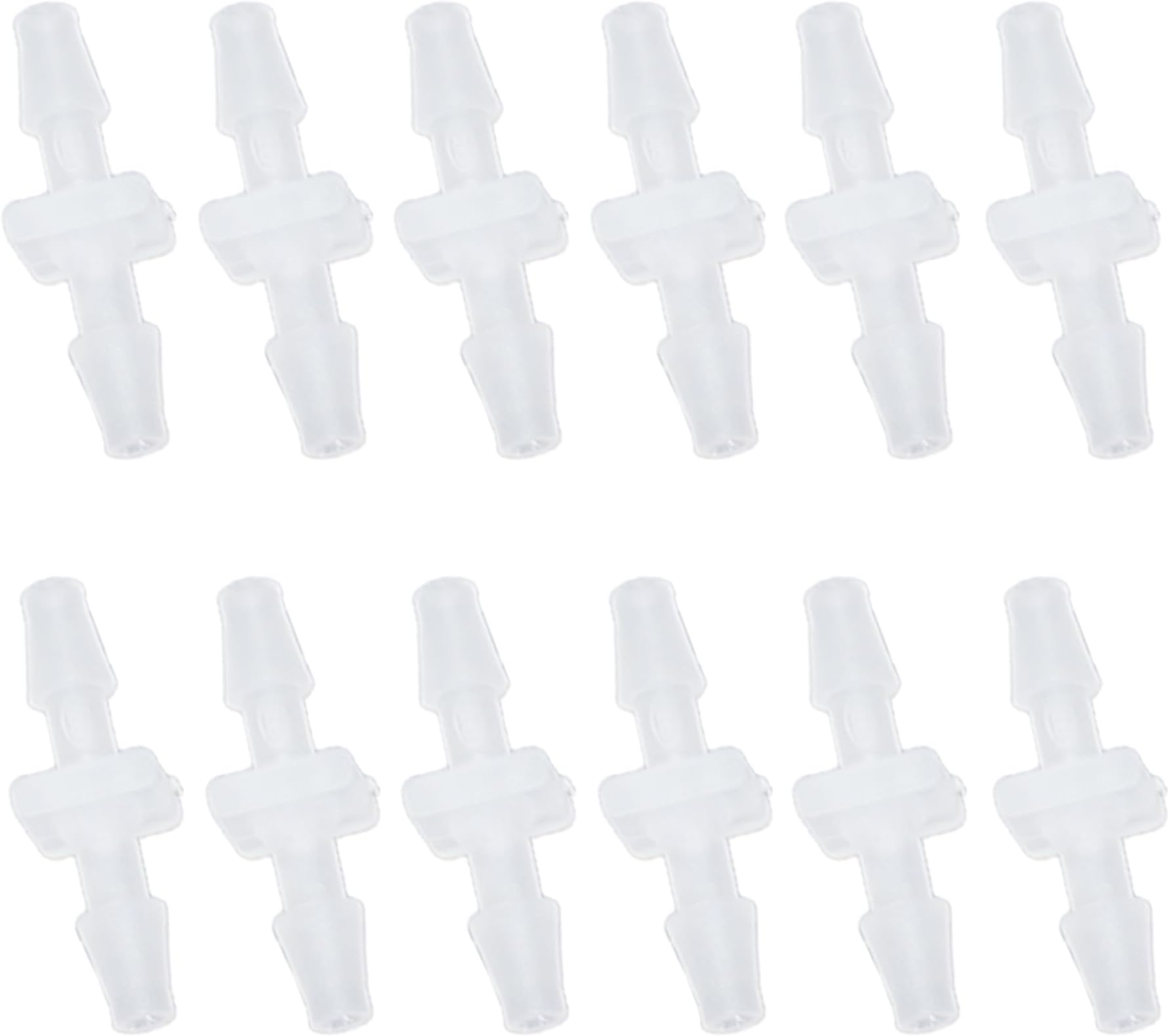 Amazon.com : Kammas 1/8" Double Barbed Connector 2-Way Quick Connector ...