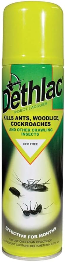 Dethlac Insecticidal Lacquer- 250 ml Aerosol Knockdown Spray in the ...