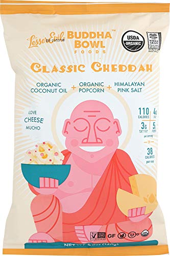 LESSER EVIL POPCORN CLASSIC CHEDDAR 5OZ | Gourmetian
