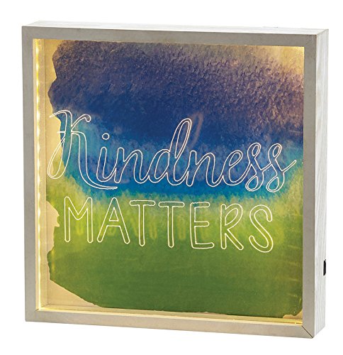 Buy Faithworks Heartfelt LED Lit Light Box Wall Décor, Kindness Matters ...