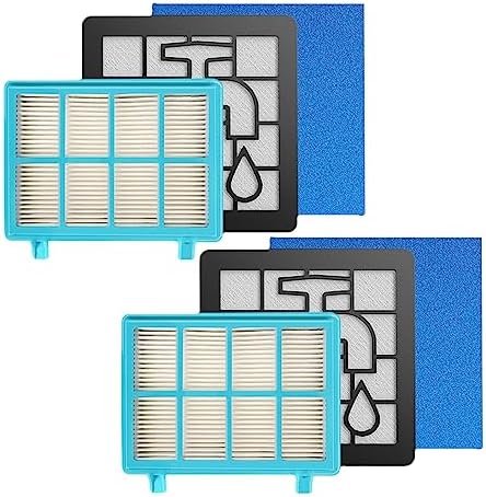 YERXPAFT Replacement Filter Set Fit for Philips PowerPro Compact FC8010 ...