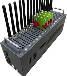 Amazon.com: at Command 2G GSM 16 Port Modem Pool for Bulk SMS with MTK ...