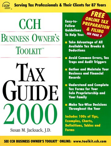 Amazon.com: Tax Guide 2000: Cch Business Owner's Toolkit: 9780808003786 ...
