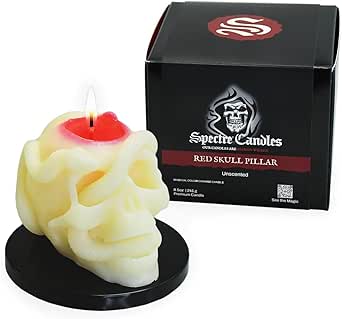 Amazon.com: Scary Bleeding Skull Pillar - Color Changing Skull Pillar ...