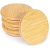 Amazon.com: SKYBD 4 Pack Regular Mouth Bamboo Mason Jar Lids, Wooden ...