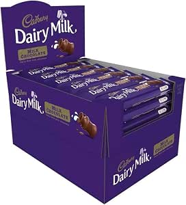 Cadbury Fair-trade Dairy Milk Chocolate Bar, 48 x 50 Grams : Amazon.com ...