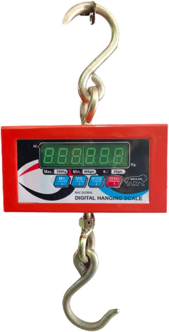Nac Global Hanging Weighing Scale 200kg | Mini Crane scale | Electric ...