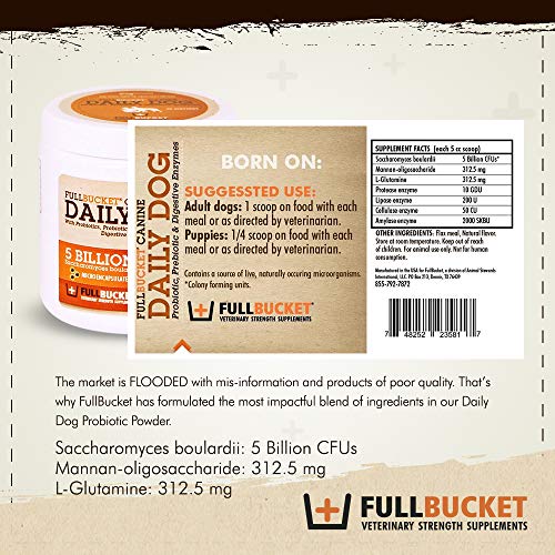 Reviews for FullBucket Daily Dog Probiotic 87g | BestViewsReviews