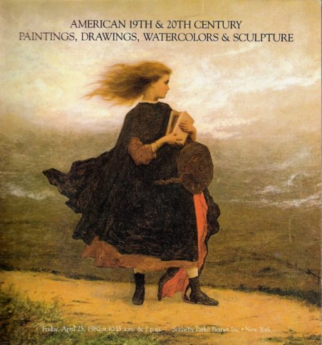 American 19th & 20th Century Paintings, Drawings, Watercolors ...