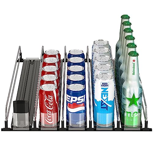 Mutool Automatic Can Dispenser for Refrigerator, 5 Rows Width ...