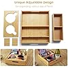 Amazon.com: ROCDEER Couch Caddy, Bamboo Counch Console Anti-spill Couch ...