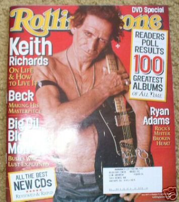 KEITH RICHARDS ISSUE OF ROLLING STONE MAGAZINE # 907-OCTOBER 17TH, 2002 ...