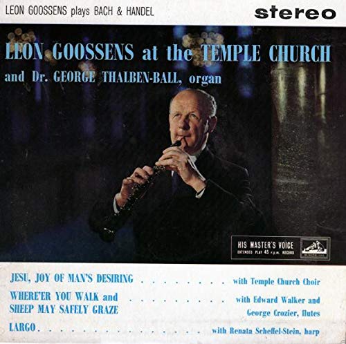 Leon Goossens and George Thalben-Ball - At The Temple Church EP-7" 45 ...