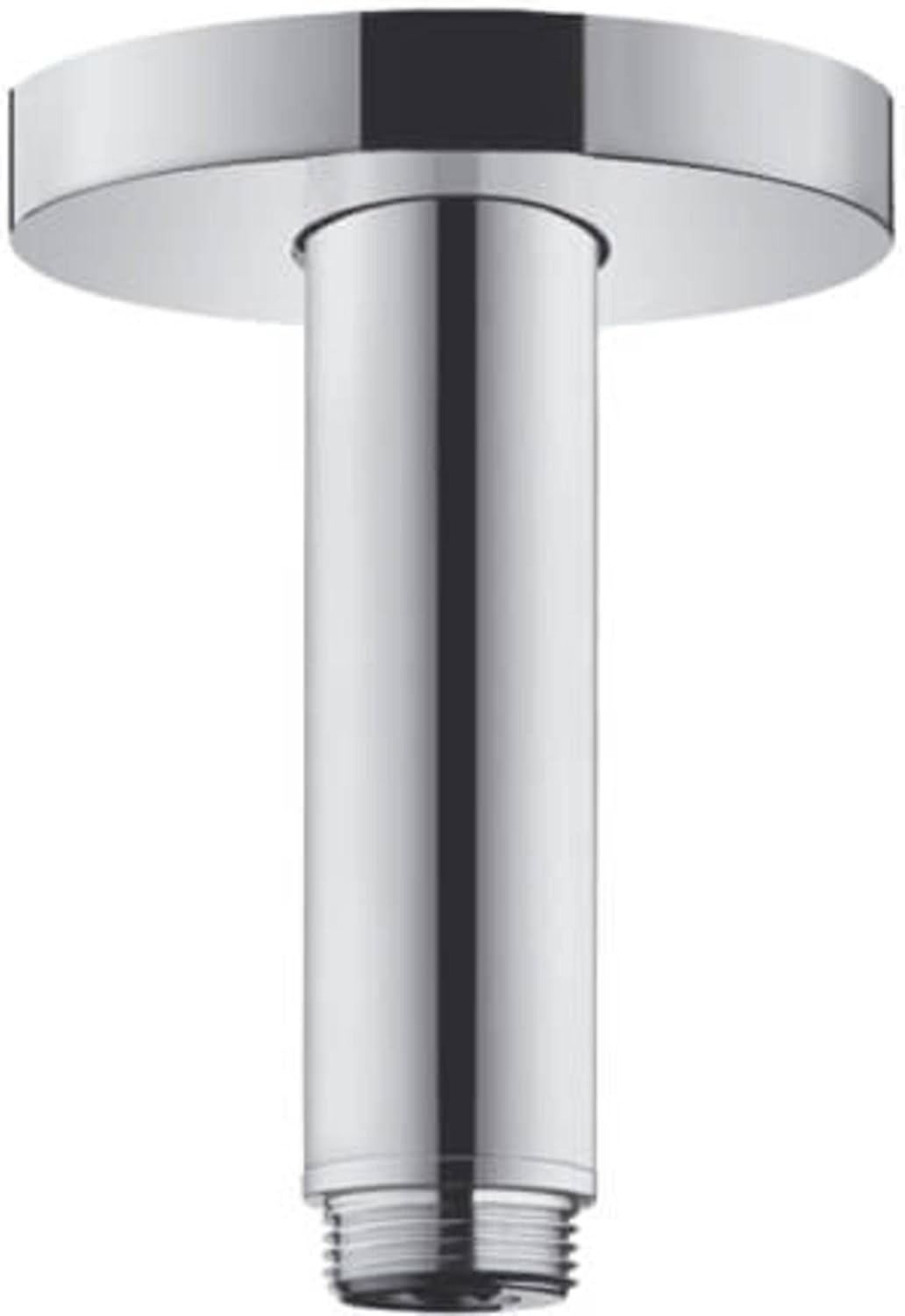 hansgrohe Ceiling connector S 100 mm, chrome, 27393000 : Amazon.co.uk ...