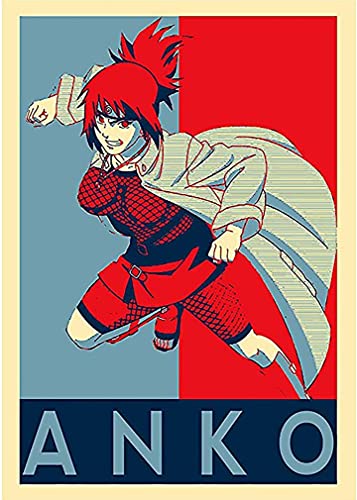 Naruto Poster | Anko Propaganda Anime Poster - 170GSM 12x18 Unframed ...