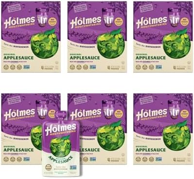 Amazon.com: Applesauce Squeeze Pouch, Organic Applesauce Pouches with ...