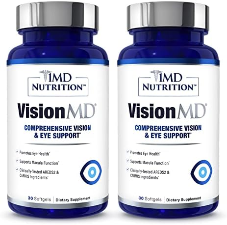1MD Nutrition VisionMD Eye Vitamin CARMIS - with Lutein & Zeaxanthin ...