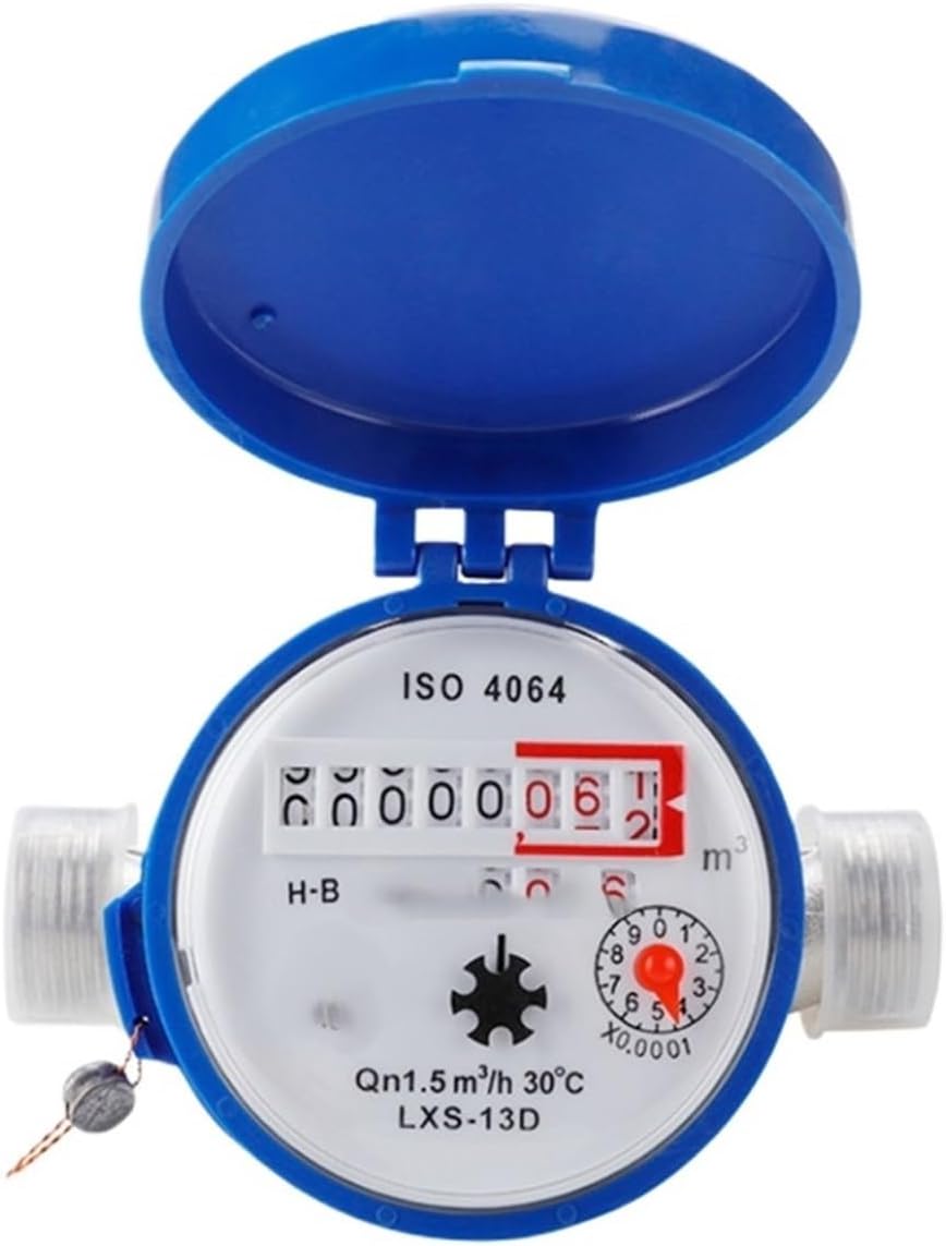 Amazon.com: CINPEX Digital LCD Water Meter Smart Water Meter E-Type ...