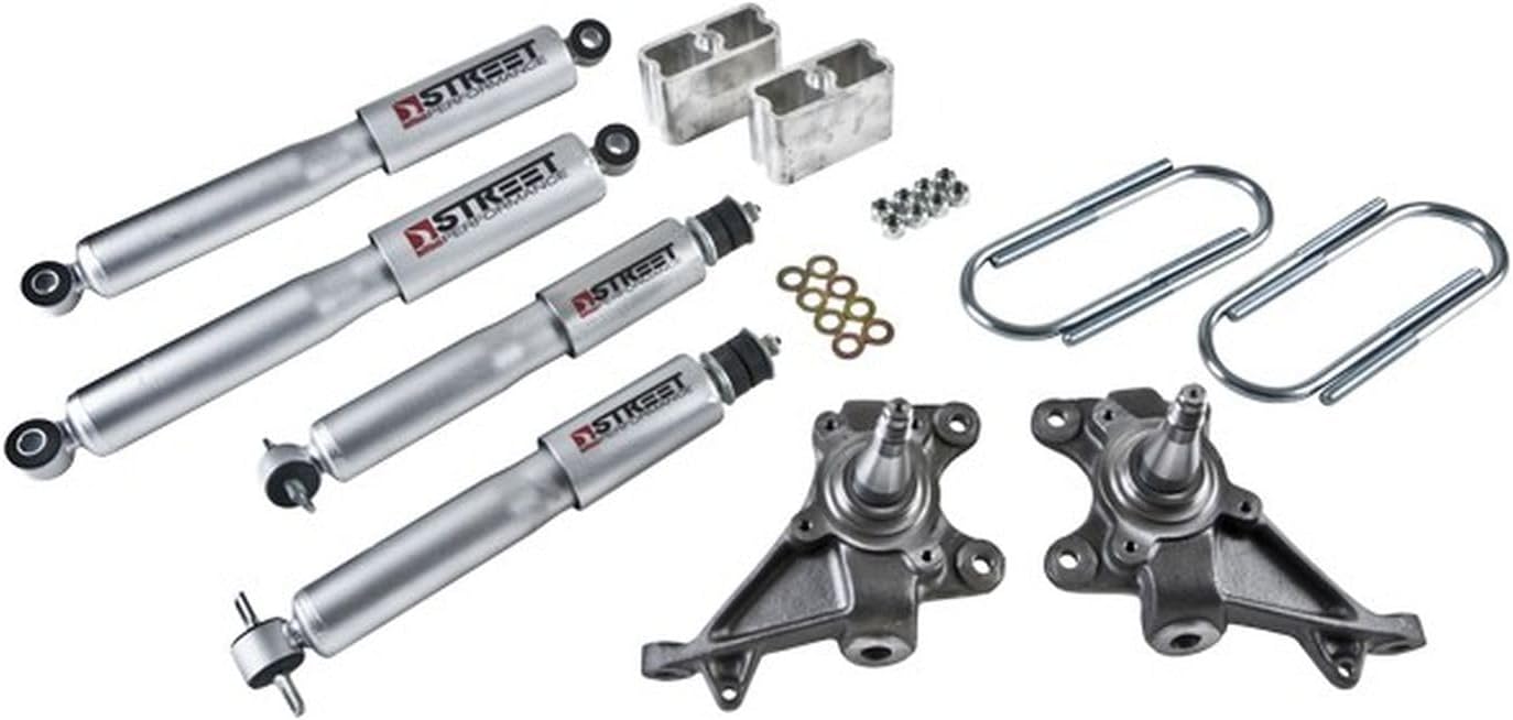 Belltech Kit de bajada 444SP con amortiguador de rendimiento urbano ...