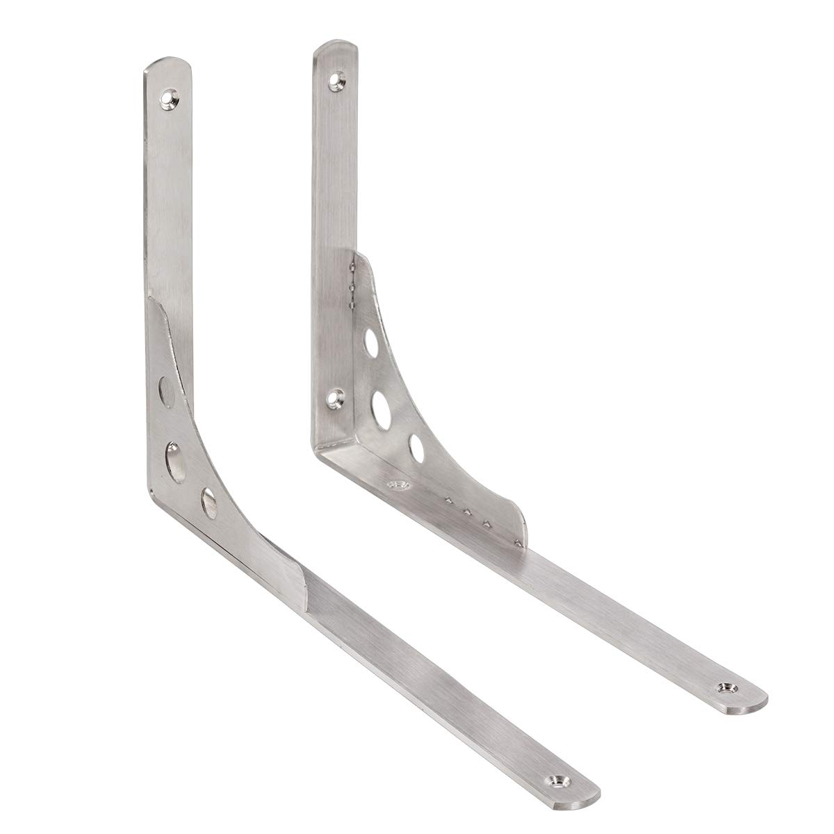 12 Inch Shelf Brackets Heavy Duty Audmore Reinforcement Welded ...