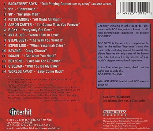 Various Artists, Backstreet Boys, 911, 98o, Peter Andre, Aaron Carter ...