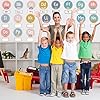 Amazon.com: 126pcs Word Wall Bulletin Board Set Boho Rainbow Alphabet ...