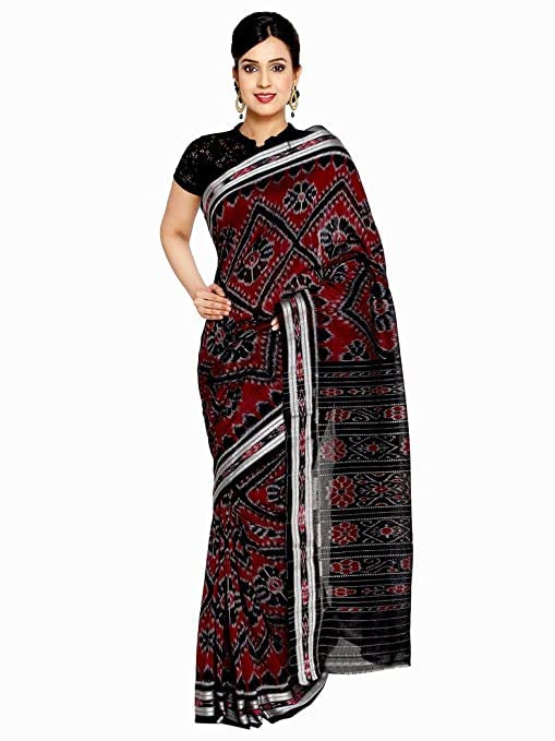 Buy NUAPATANAPATA Odisha Sambalpuri Handloom Women's Cotton Saree ...