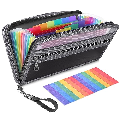 Snapklik.com : Small Accordion File Organizer, Receipt Coupon Organizer ...