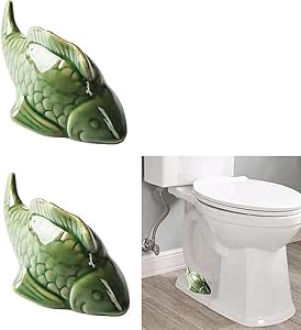 BWFDR 2PCS Ceramic Frog Toilet Bolt Covers, Cute Frogs Turtle Toilet ...
