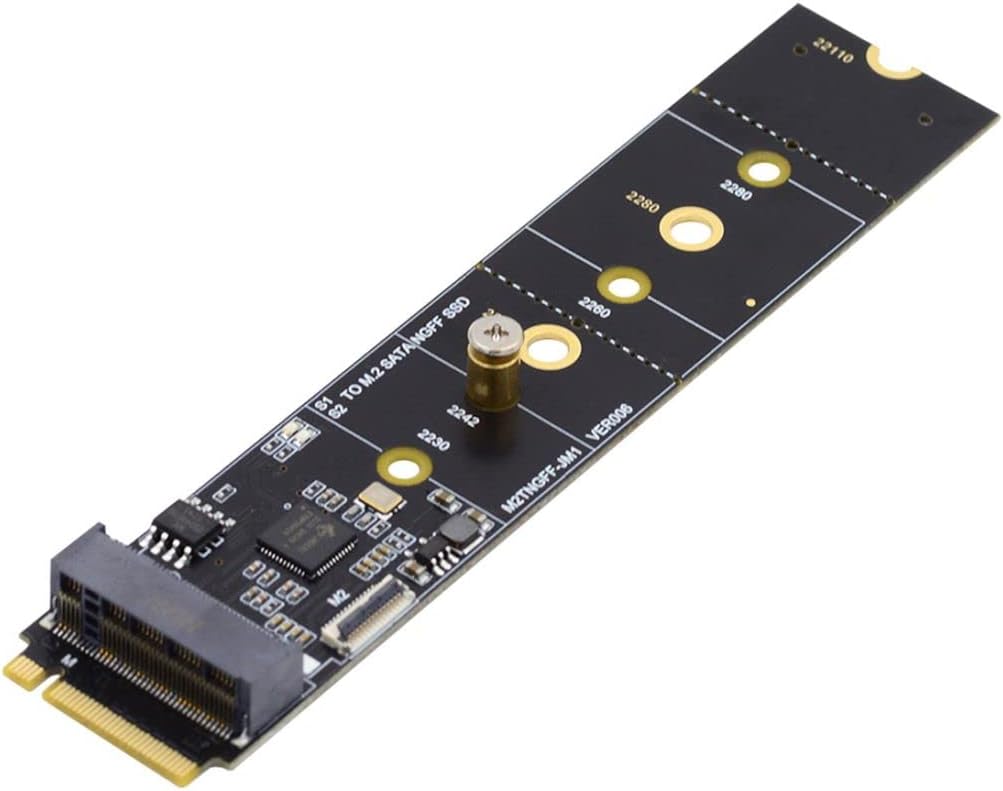 Amazon.com: JMT M.2 NVME M-Key B+M 2230 to 2242 SATA-Bus SSD Extension ...