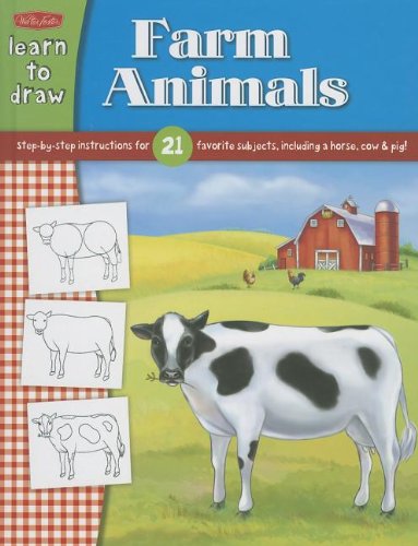 Farm Animals: Learn to Draw 21 Favorite Subjects, Step by Easy Step ...