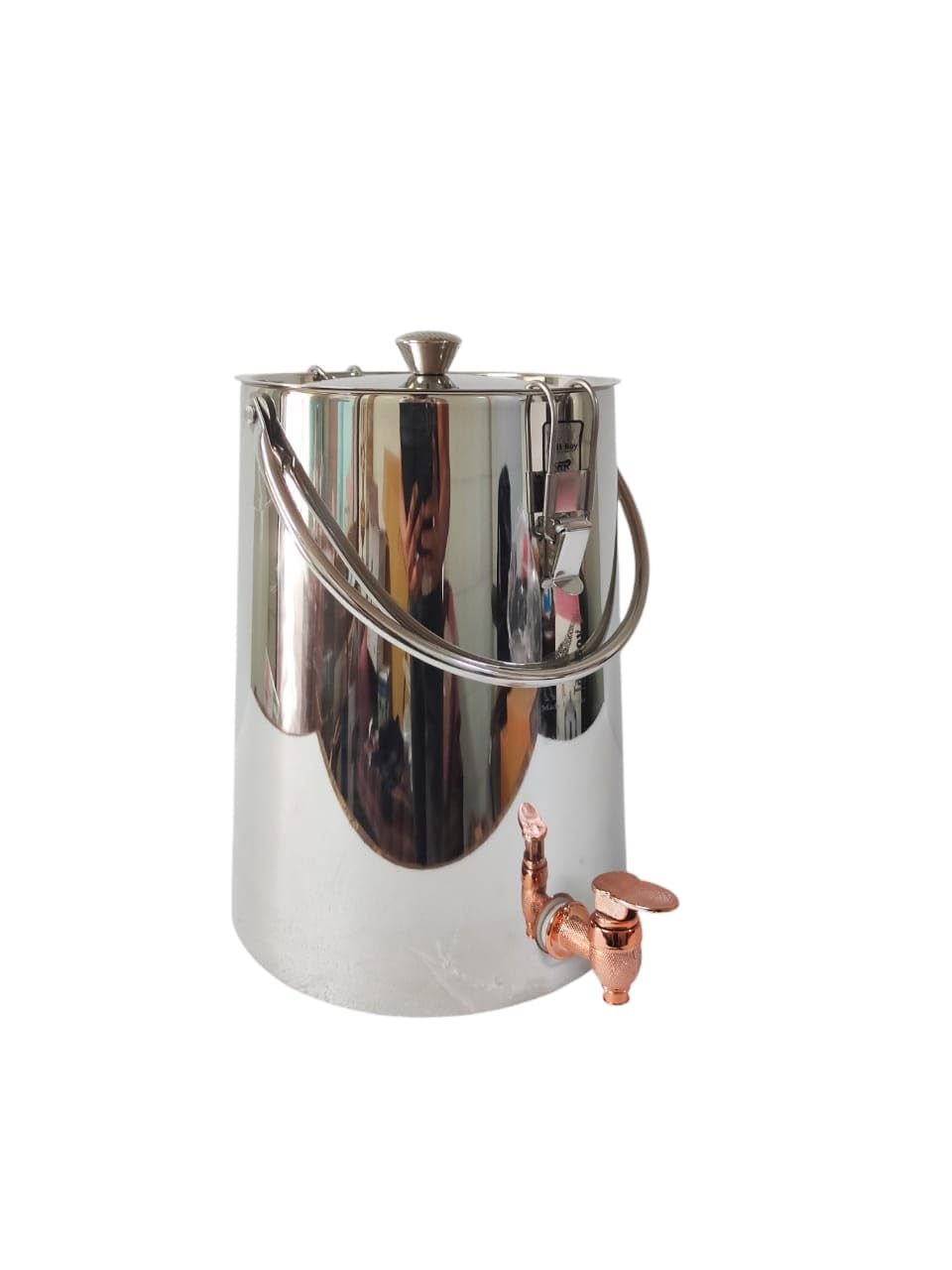 Steel Matka with tap 10 Litre | Water Dispenser with tap | Steel Water ...