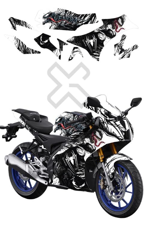 Grayfixx R15 V4 Venom Edition Full Sticker | R15 V4 Full Body Graphics ...